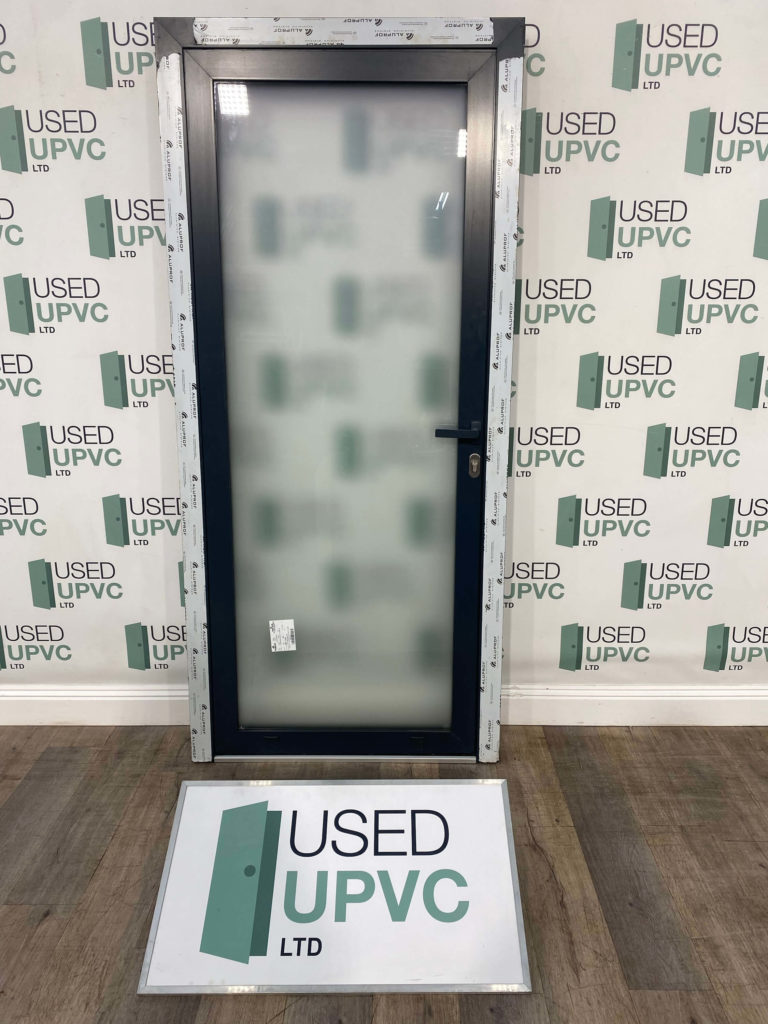 Aluproof Aluminium Anthracite Grey (RAL 7016) Back Door | Green doors