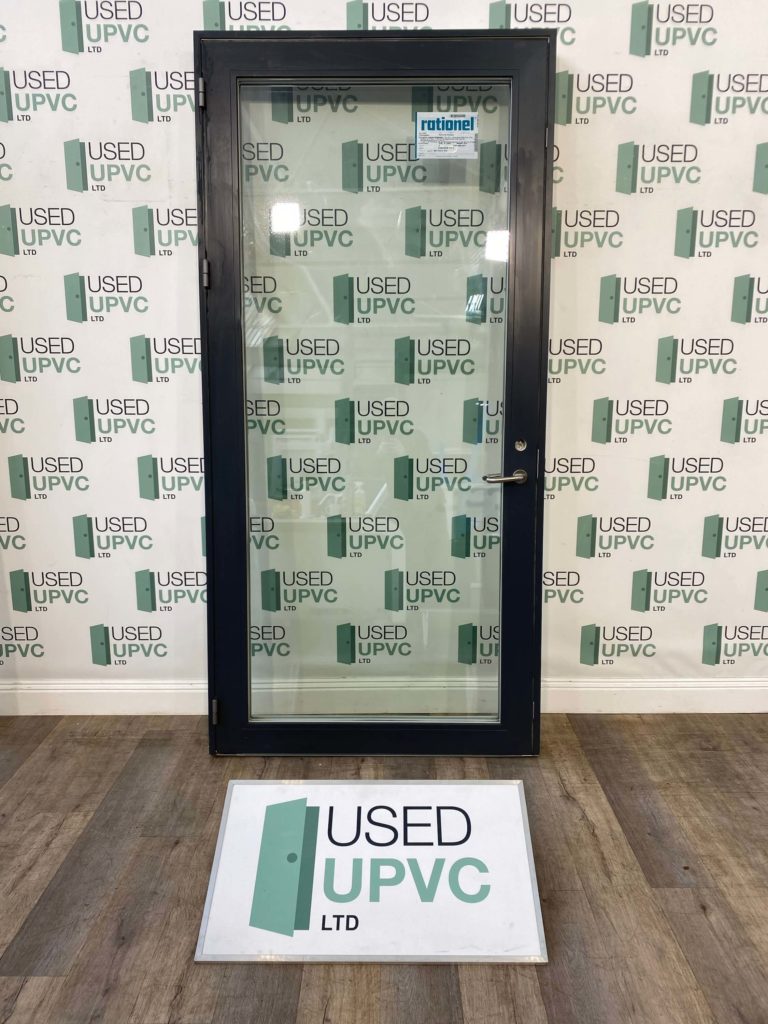 Rationel Aluminium Anthracite Grey (RAL 7016) Back Door | Green doors