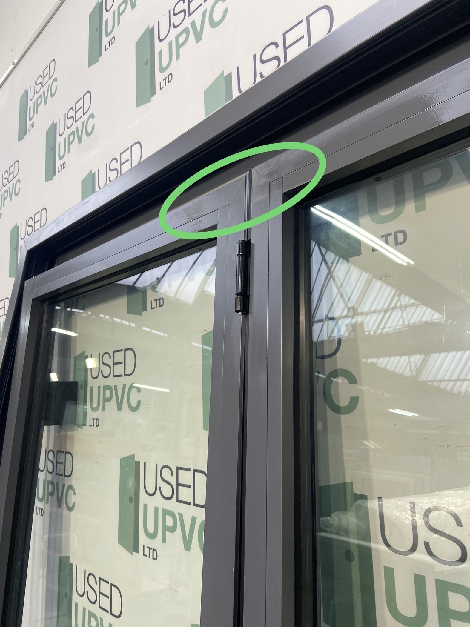 Aluminium Anthracite Grey (RAL 7016) Bi-Folding Doors | Green doors