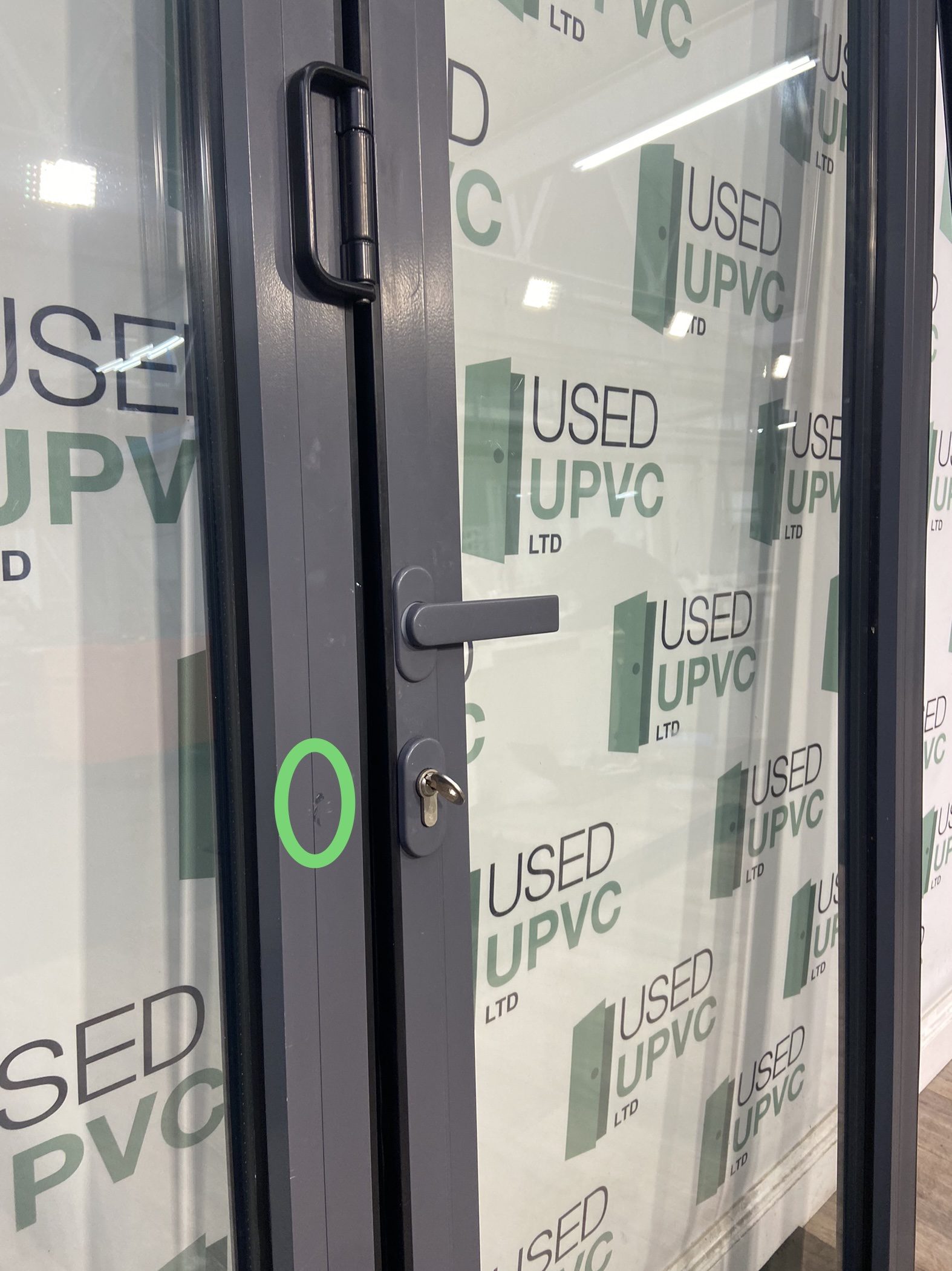 Aluminium Anthracite Grey (RAL 7016) Bi-Folding Doors | Green doors