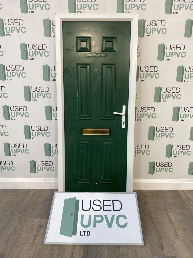 Masterdor Wooden Green Front Fire Door | Green doors