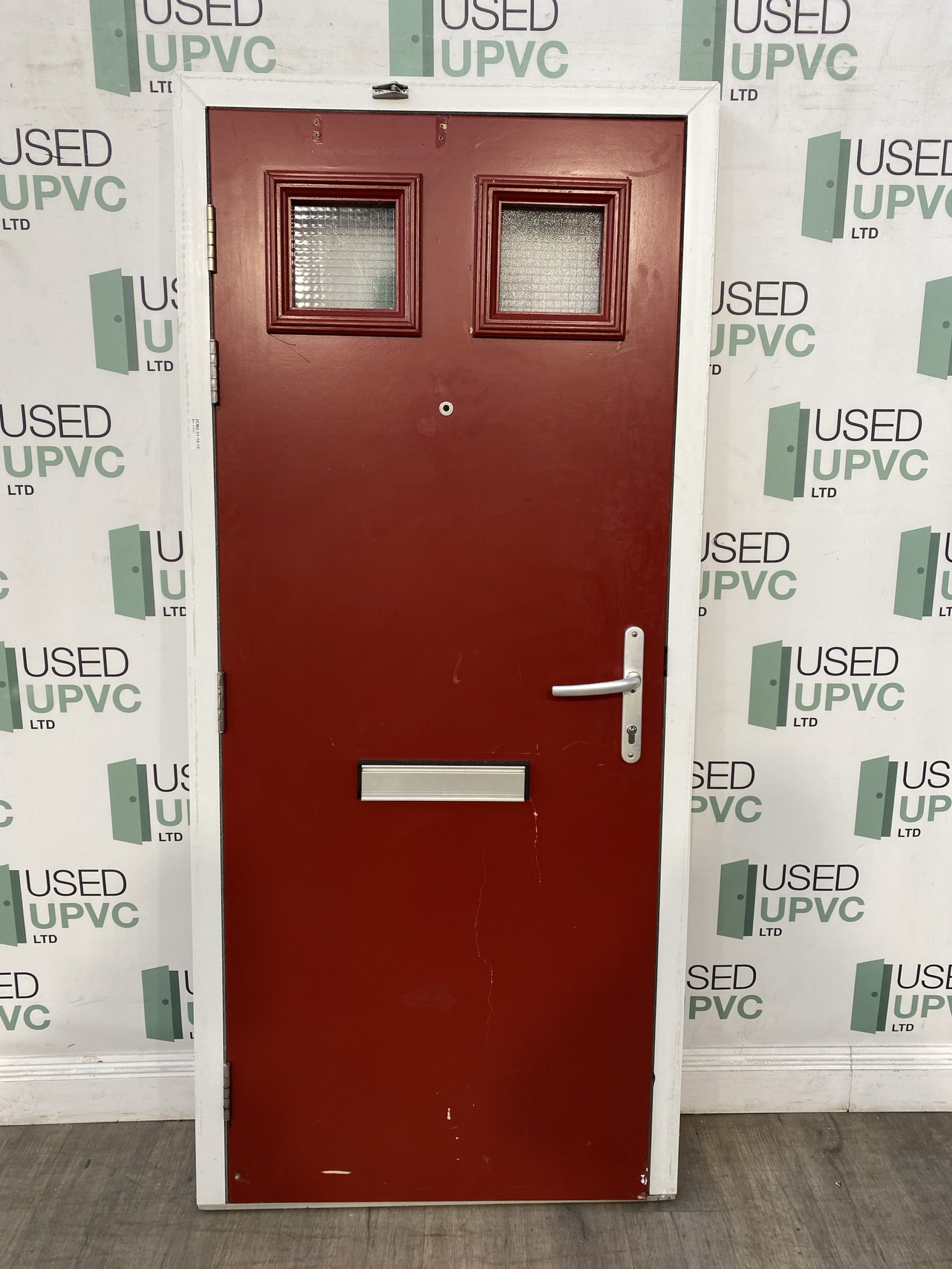 Masterdor Wooden Red Front Fire Door | Green doors