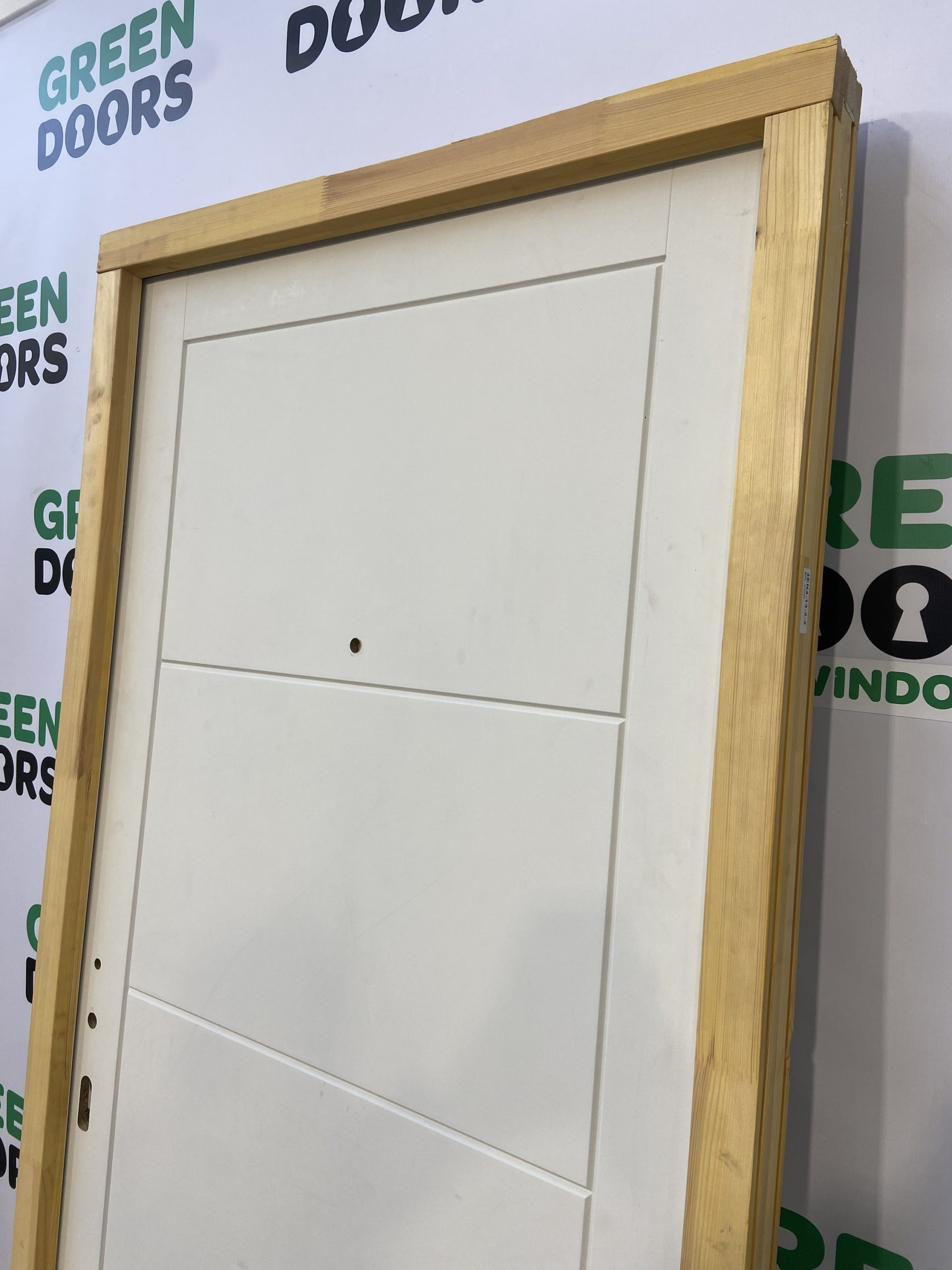 Premdor Engineered Core Back Fire Door | Green doors
