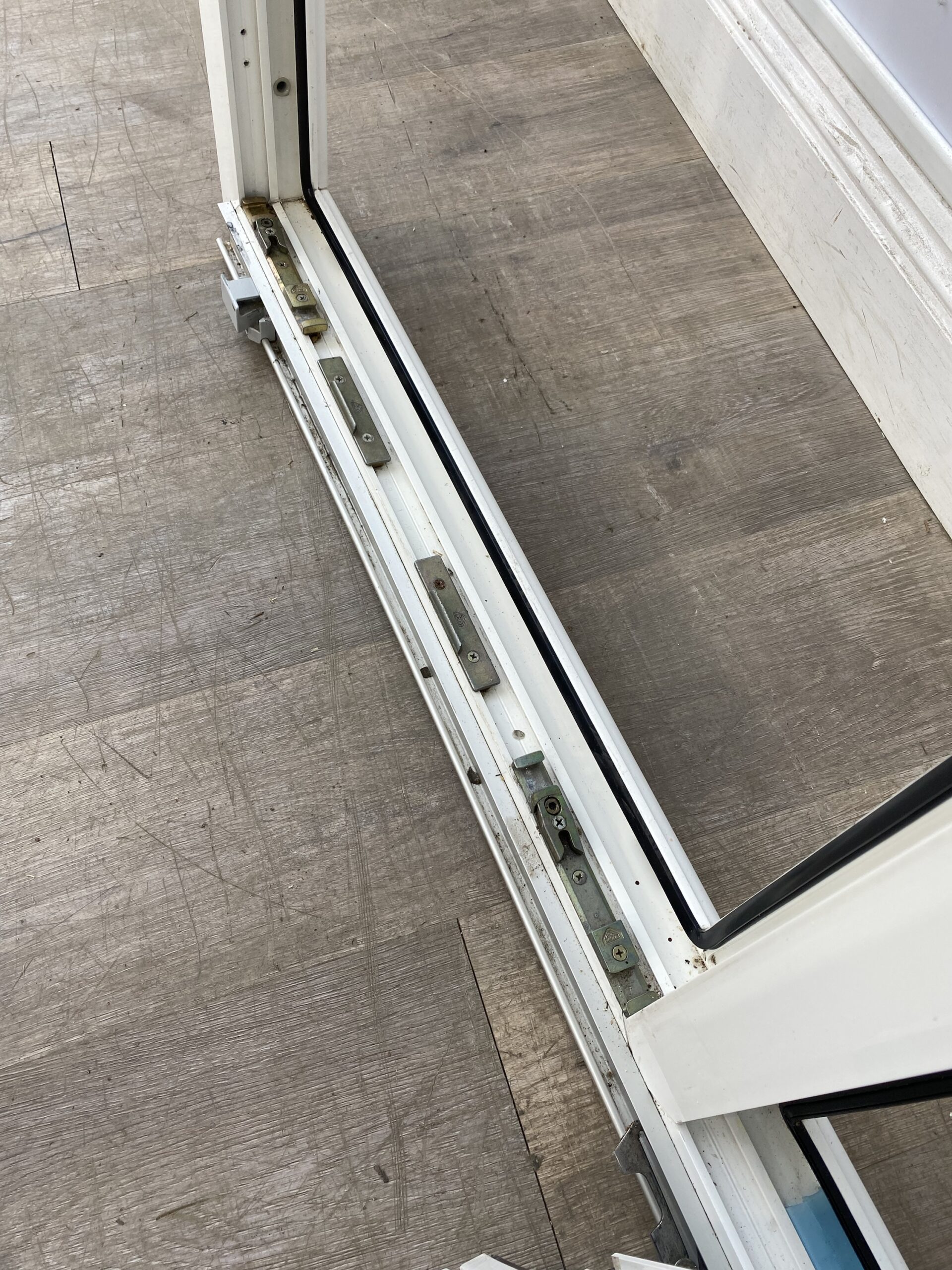 uPVC White Tilt & Slide Back Door | Green doors