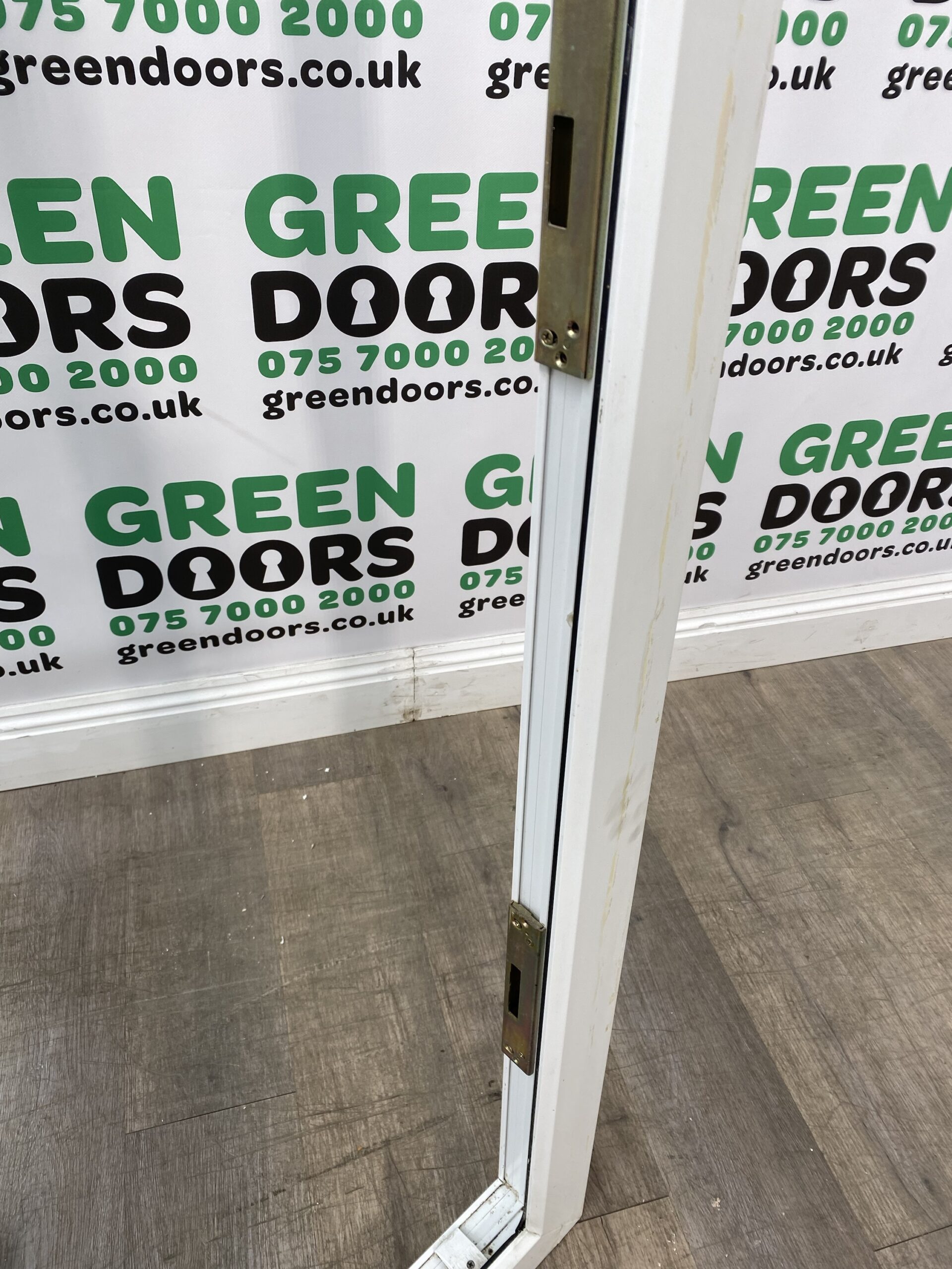 Upvc White Back Door | Green doors