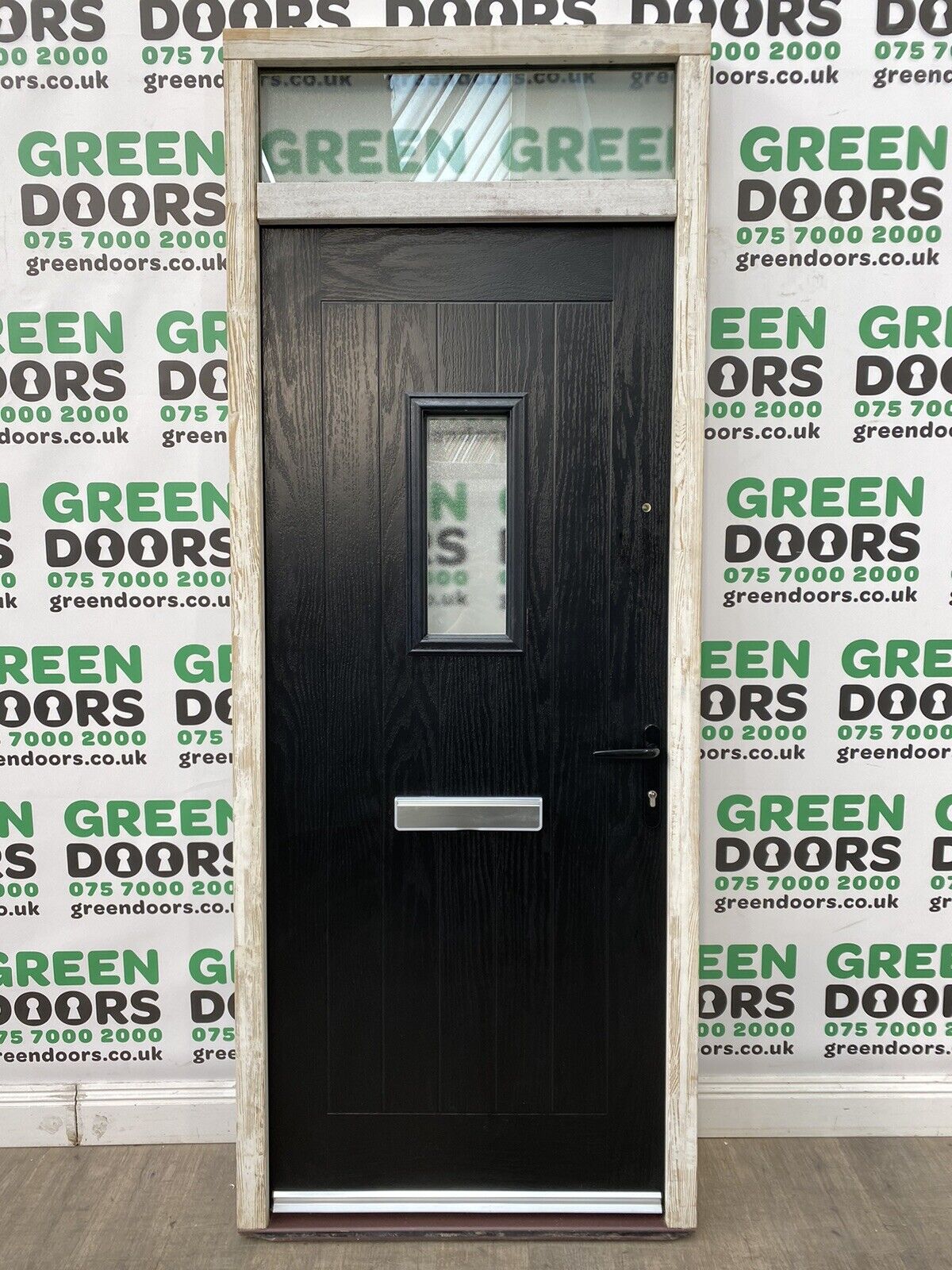 Composite Black Front Door | Green doors