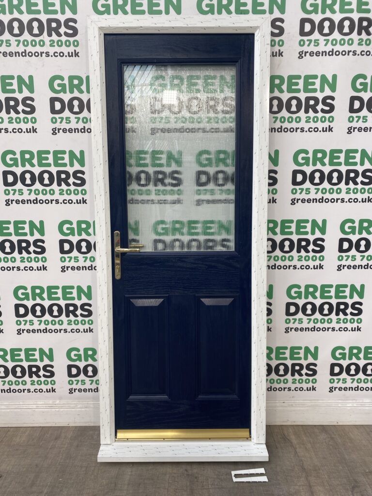 Profine Composite Blue Back Door | Green doors