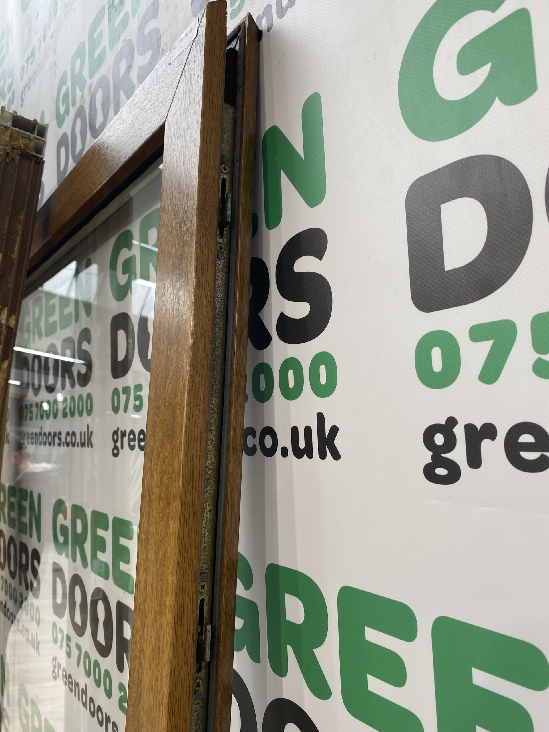 Upvc Brown (Golden Oak) Patio/Sliding Doors | Green doors