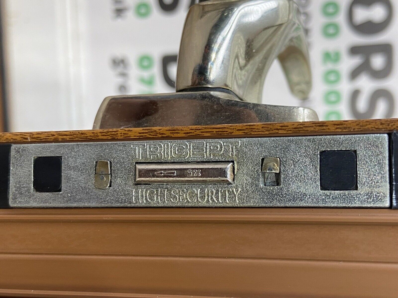 Upvc Casement Window Brown (Golden Oak) | Green doors