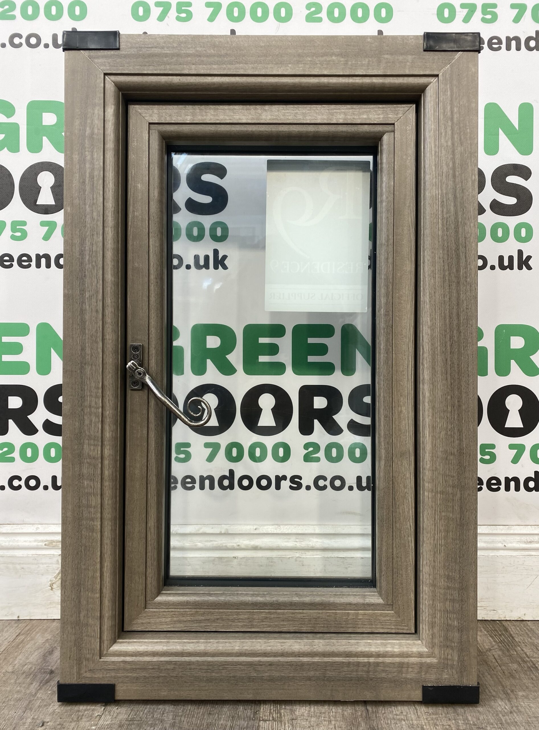 The Residence Collection- R9 Upvc Brown Casement Window | Green doors