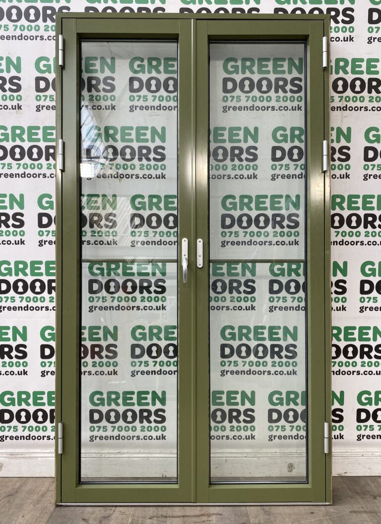 Alu-Clad French doors | Green doors