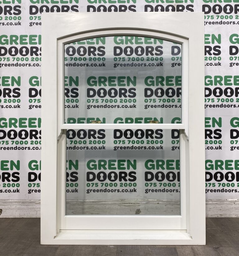 'Super High Quality' Wooden Box Sash Window | Green doors
