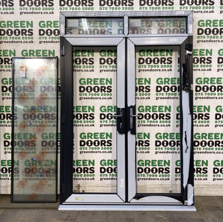 Grey uPVC French Doors | Green doors