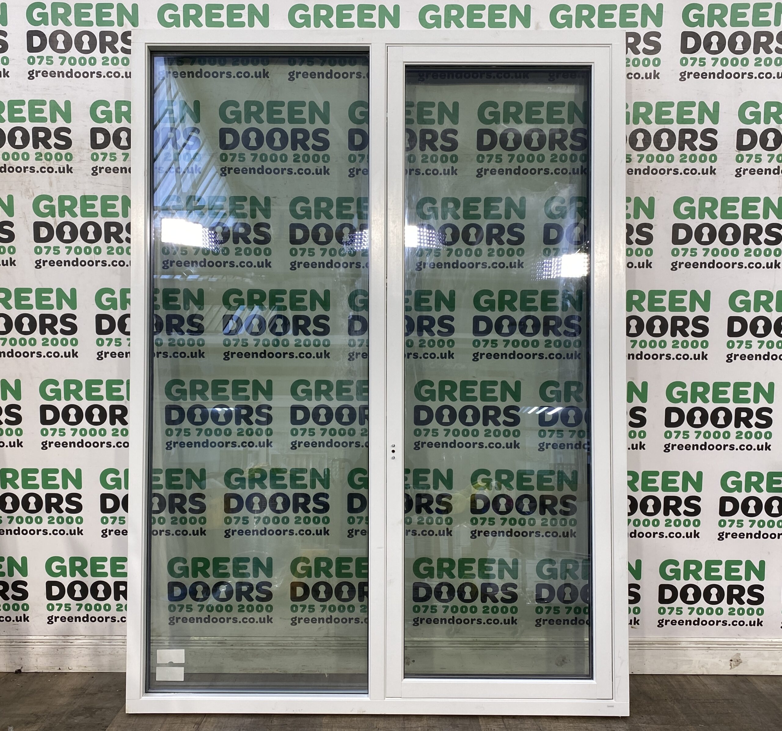 'Super High Quality' Back Door | Green doors