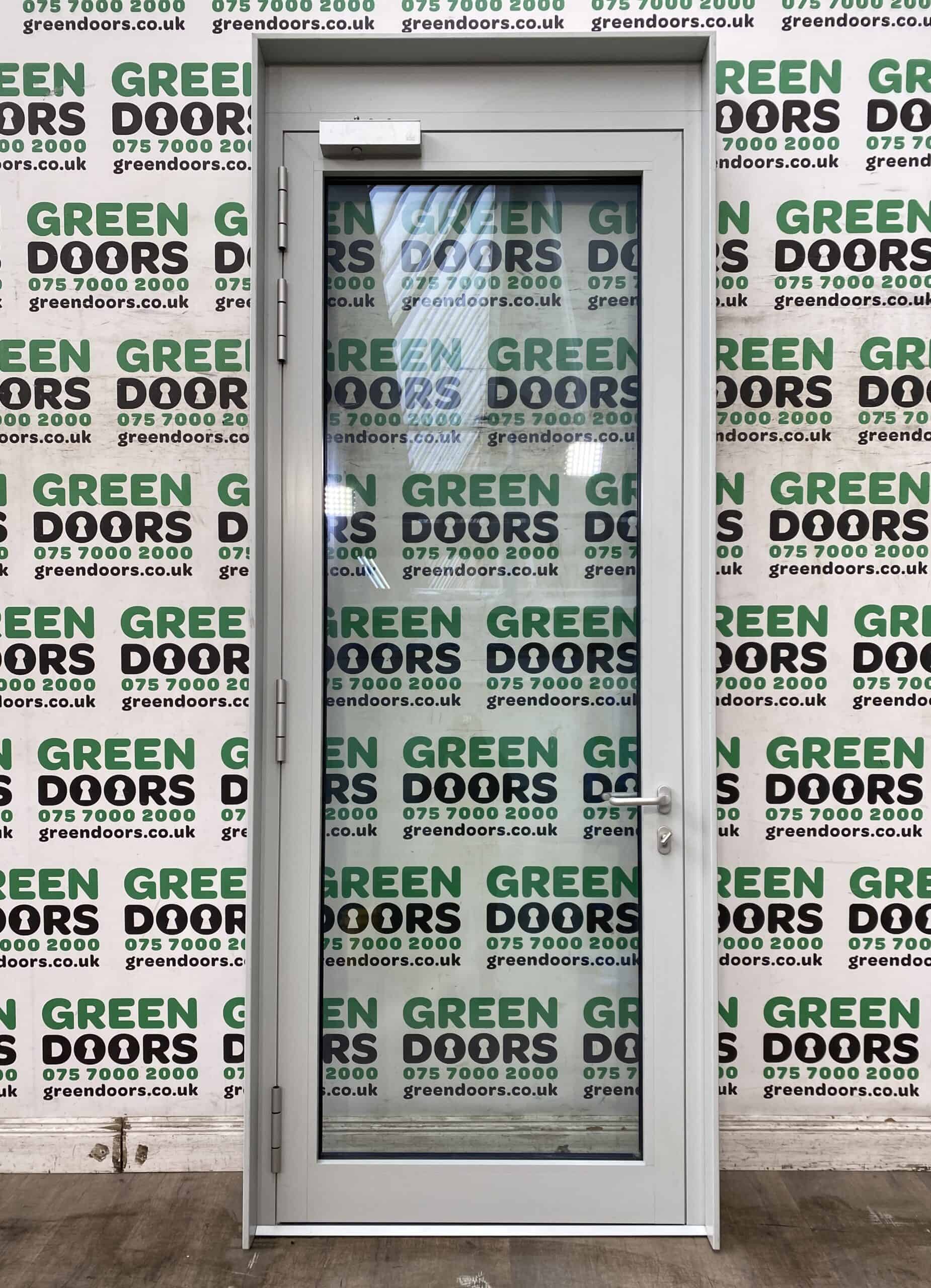Velfac Back Door | Green doors