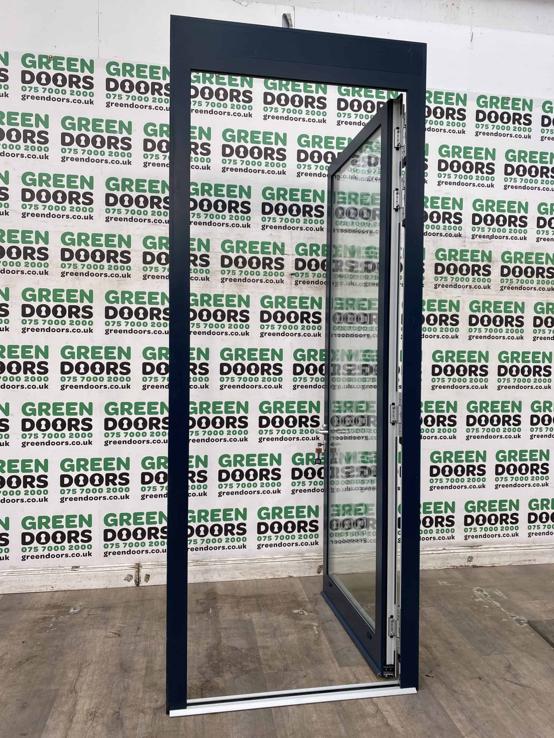 Velfac Back Door | Green doors