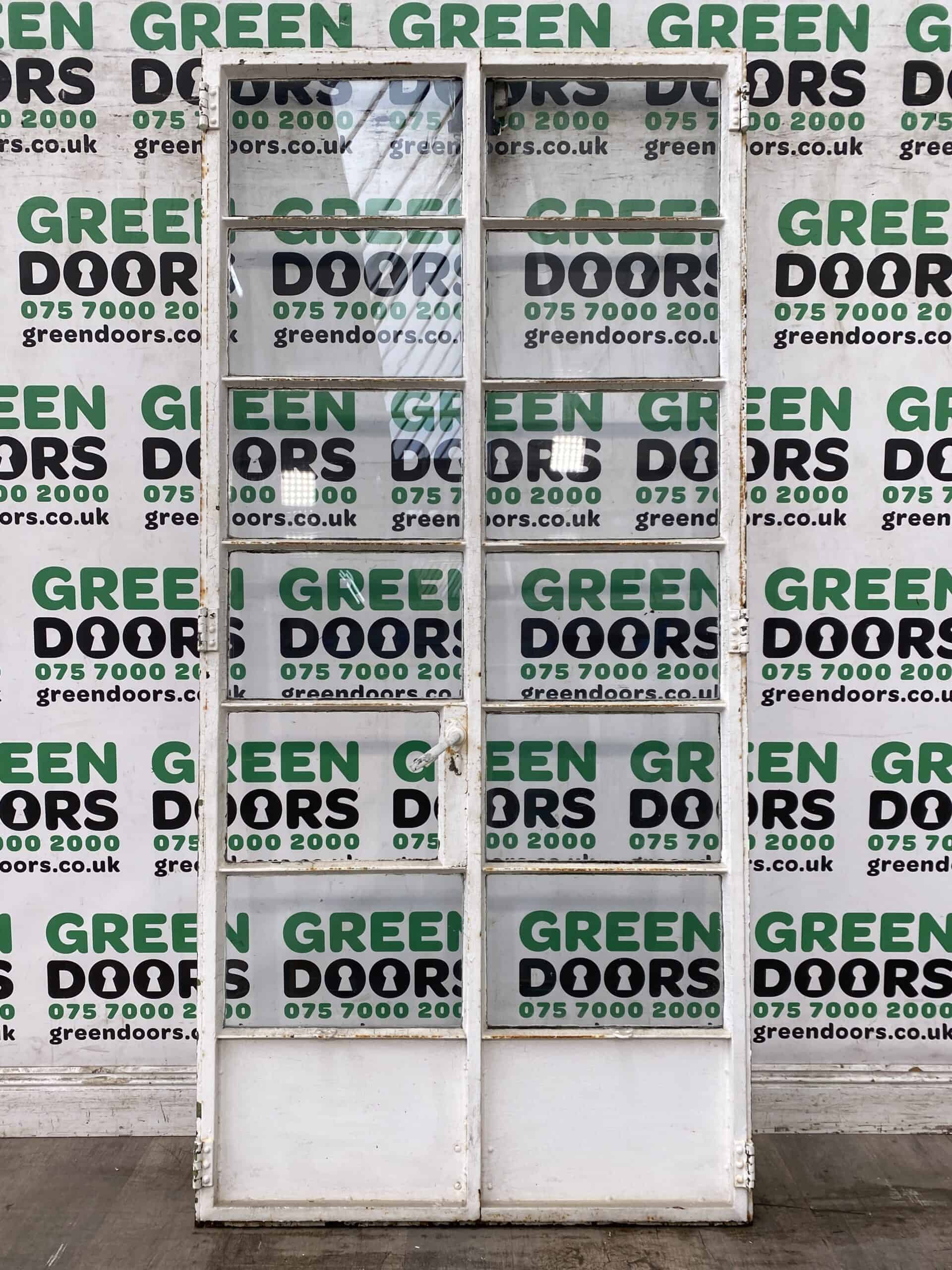 White Steel French doors | Green doors
