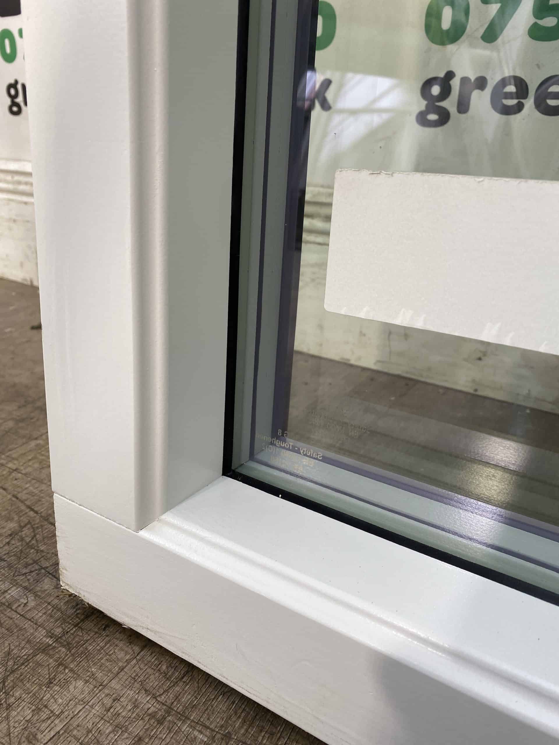 'Super High Quality' Aluminium Fixed window | Green doors
