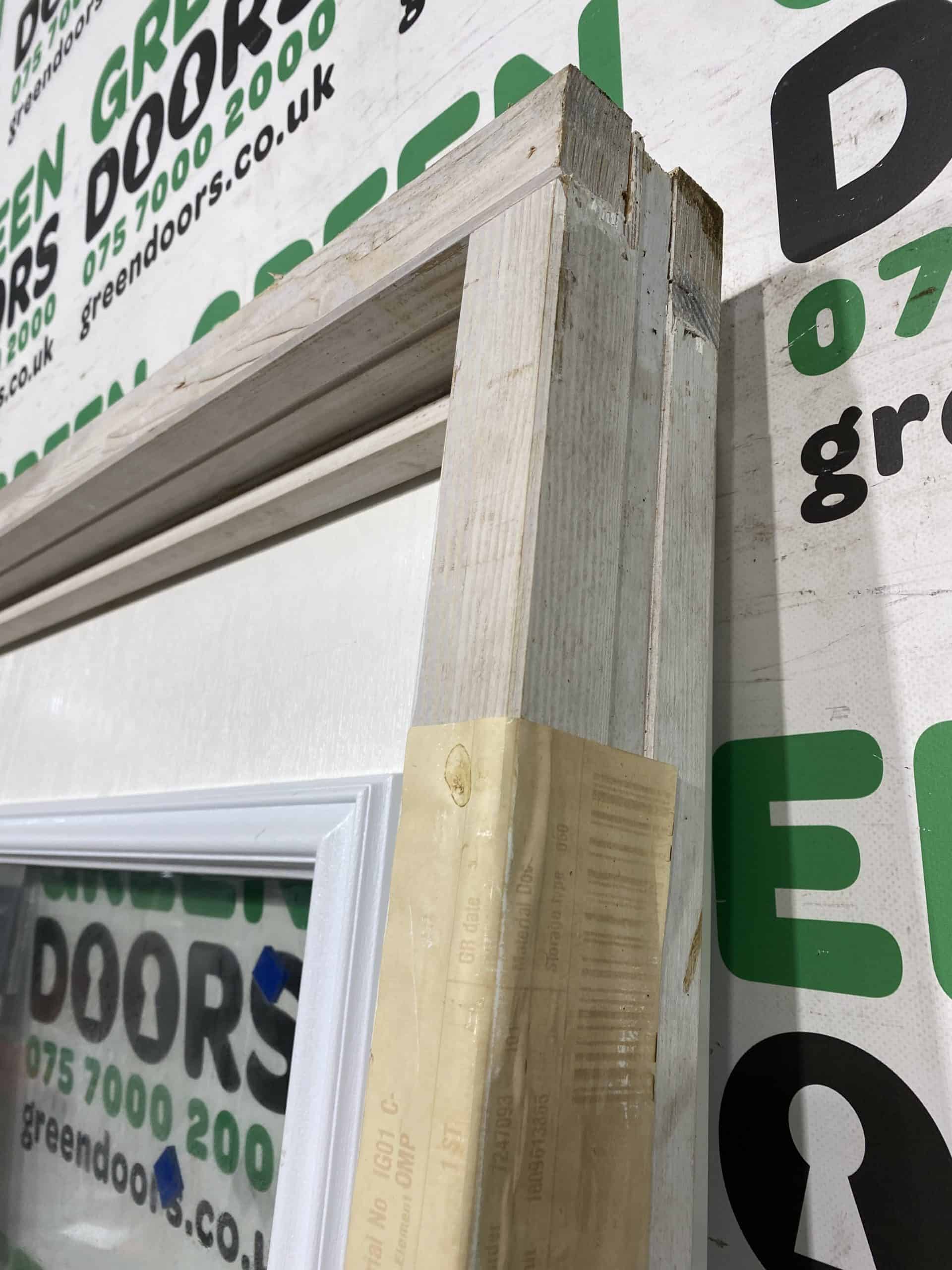 White Composite Front door | Green doors