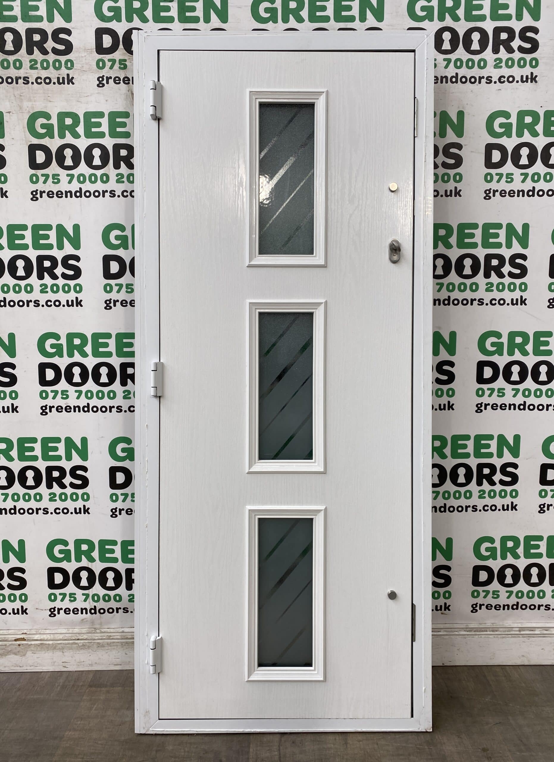 Black Composite Front door | Green doors