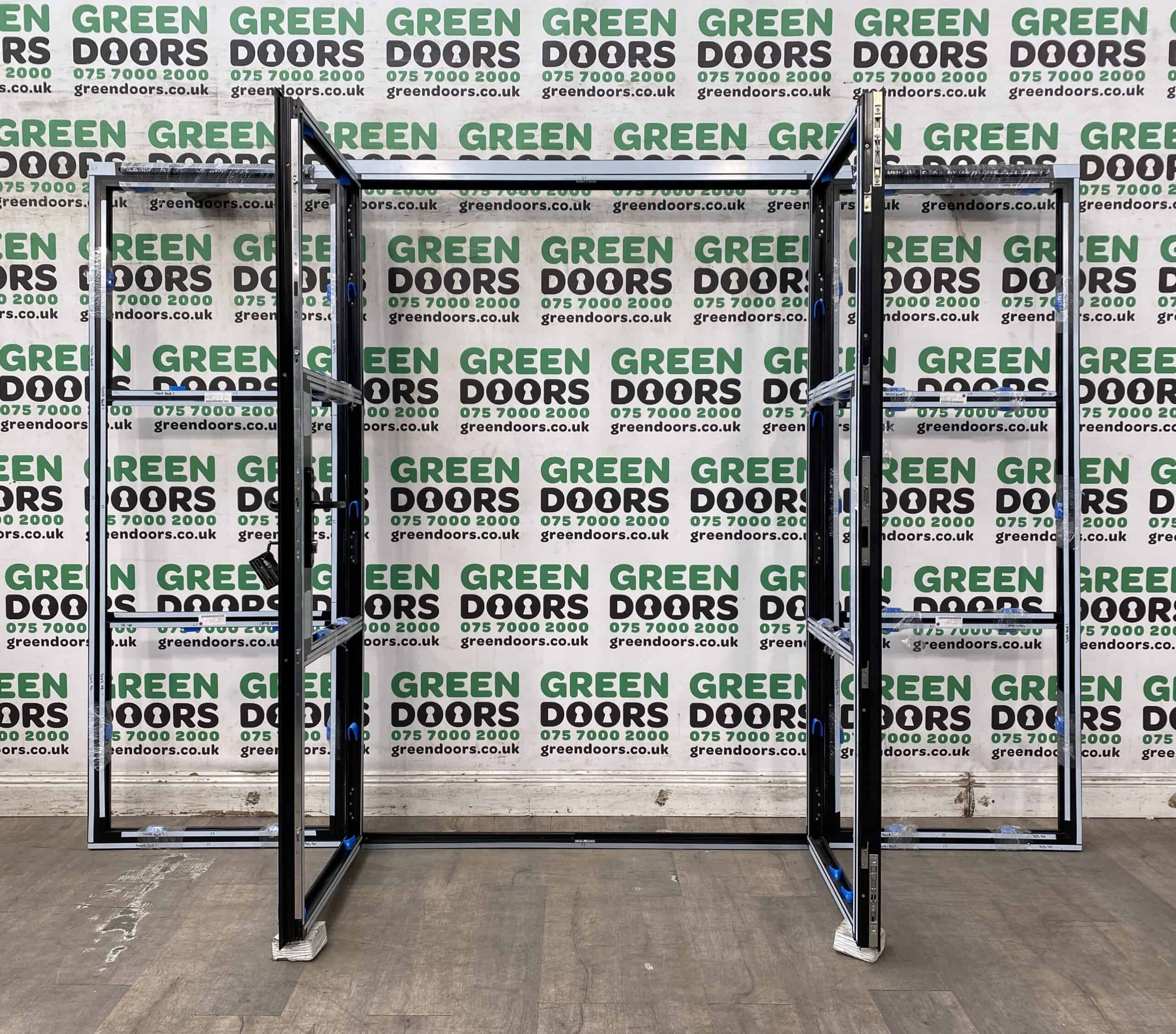 'ALITHERM' French Doors | Green doors