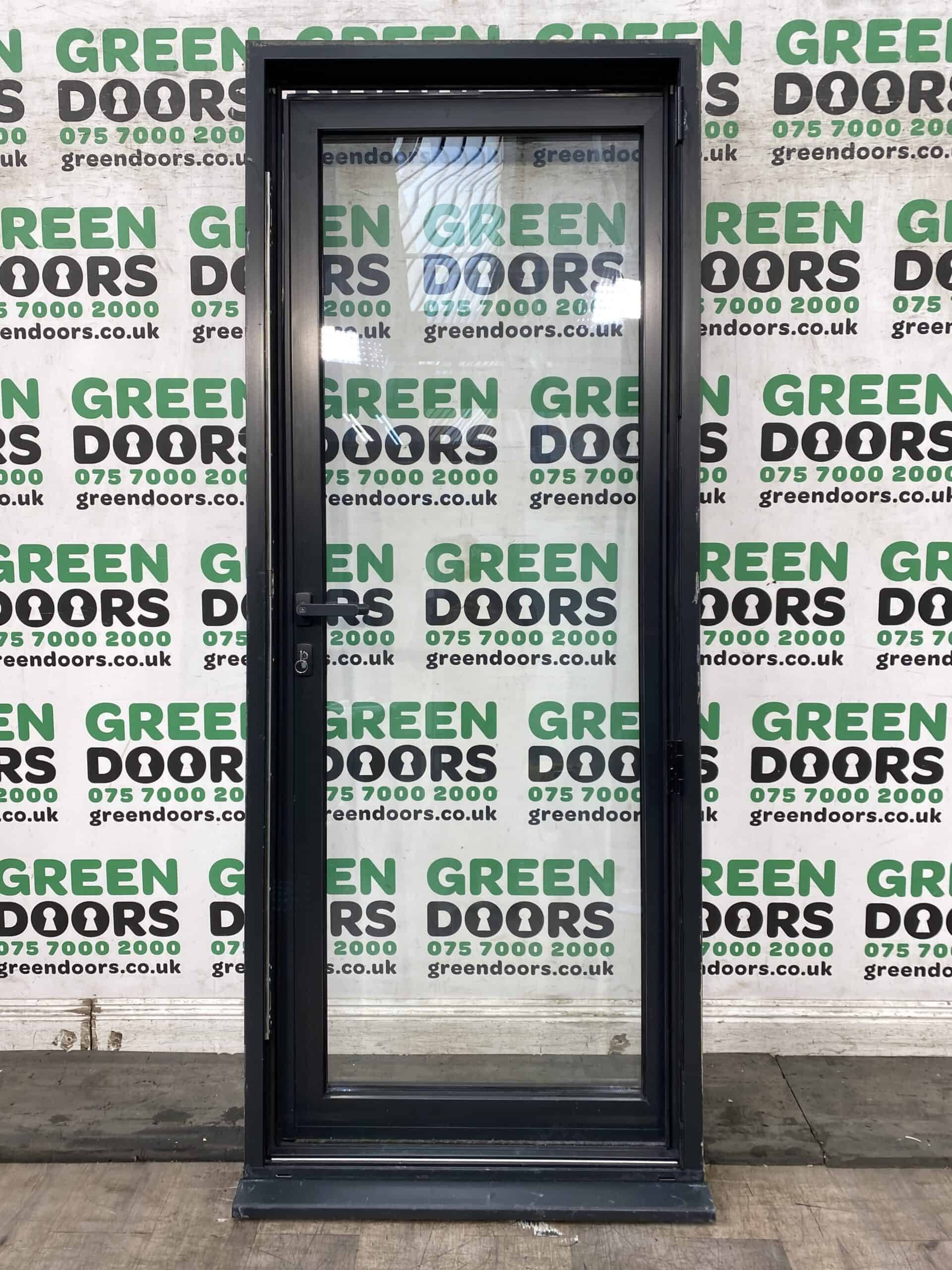 Aluminium Back door | Green doors