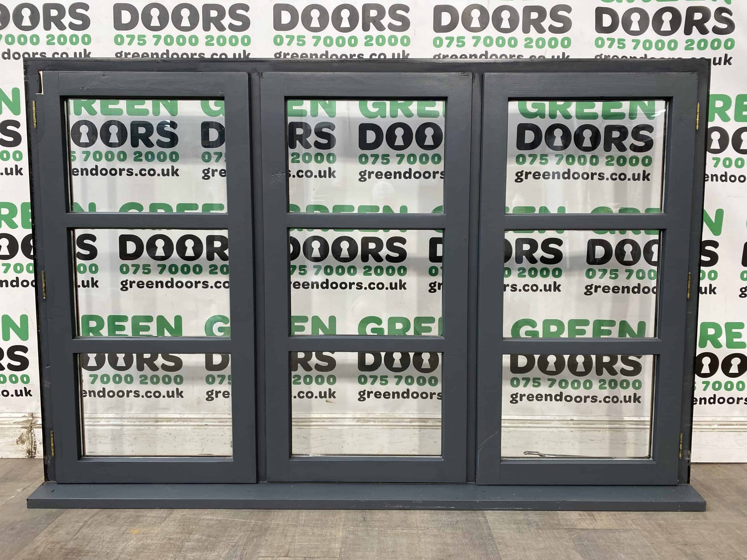 Wooden Casement window | Green doors